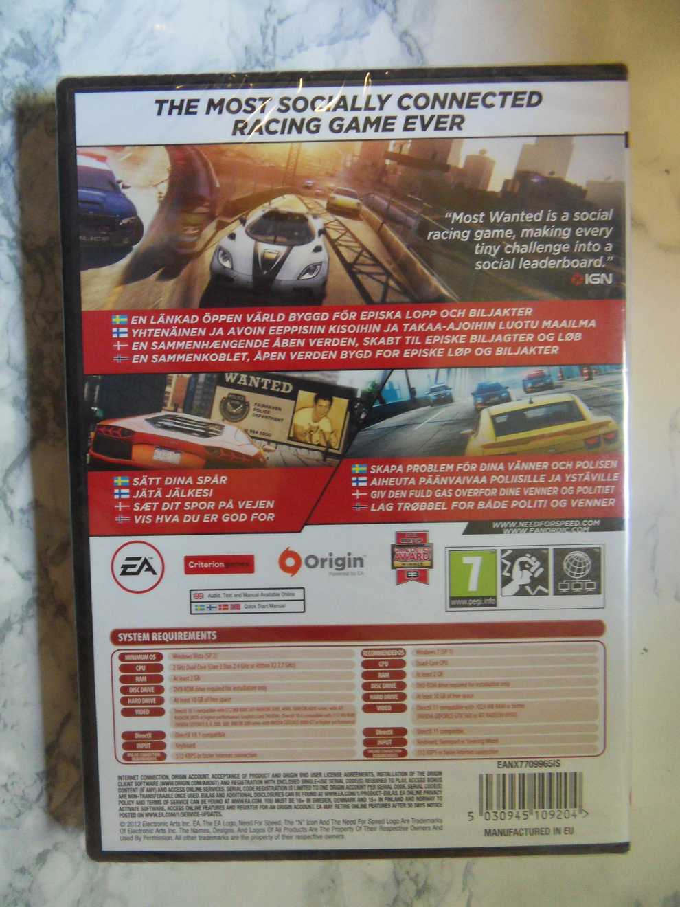 Need For Speed – Most Wanted (PC) (UUSI MUOVEISSA) – Antikvariaatti – Divari Saesoteria