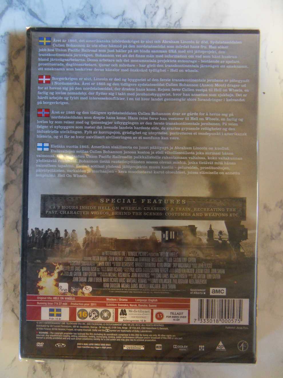 Hell on Wheels, 1. tuotantokausi (DVD) (Uusi muoveissa) – Antikvariaatti – Divari Saesoteria