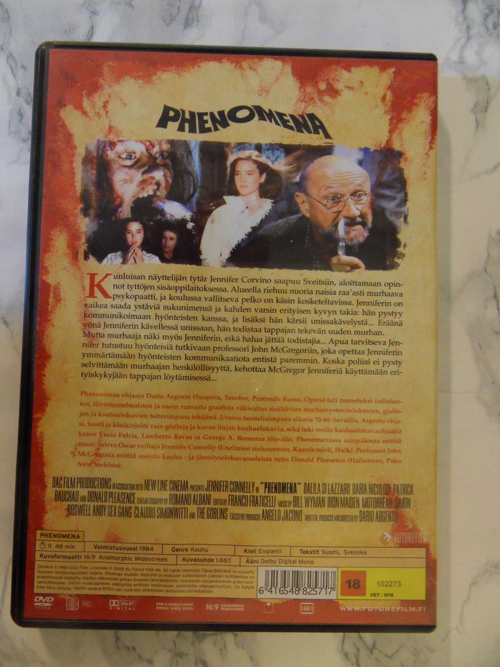 Phenomena (DVD) – Antikvariaatti – Divari Saesoteria